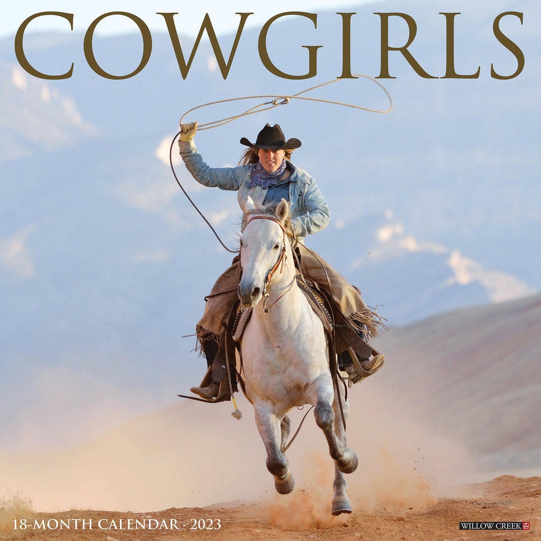 Cowgirls 2023 12 X 12 Wall Calendar - Etsy