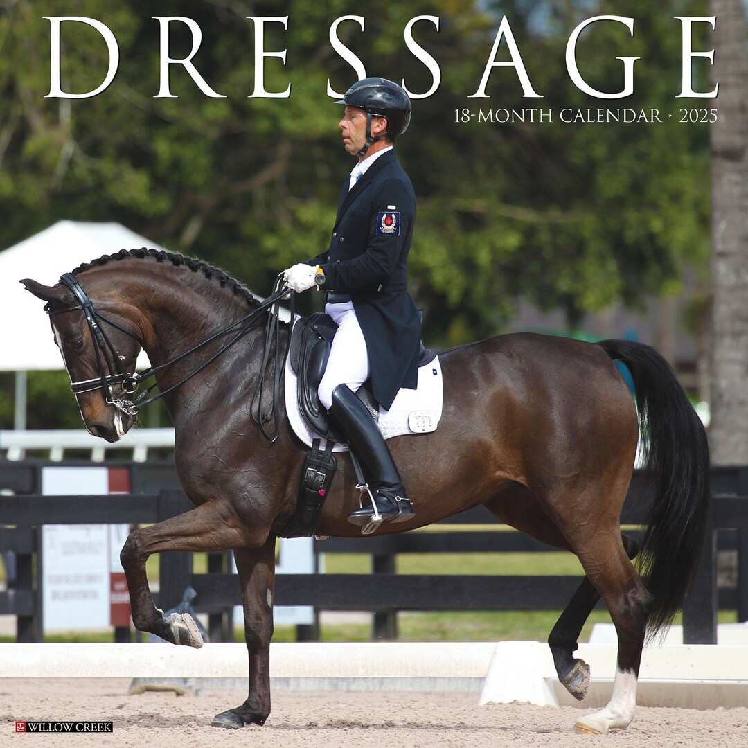 Dressage 2025 12 X 12 Wall Calendar - Etsy