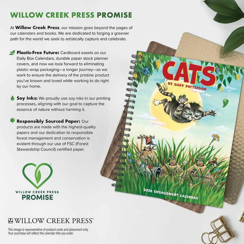 Cats by Gary Patterson 2026 6.5" X 8.5" Engagement Calendar - Etsy