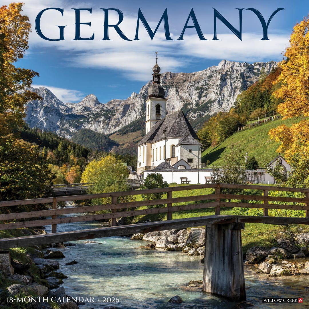 Germany 12" X 12" Wall Calendar - Etsy