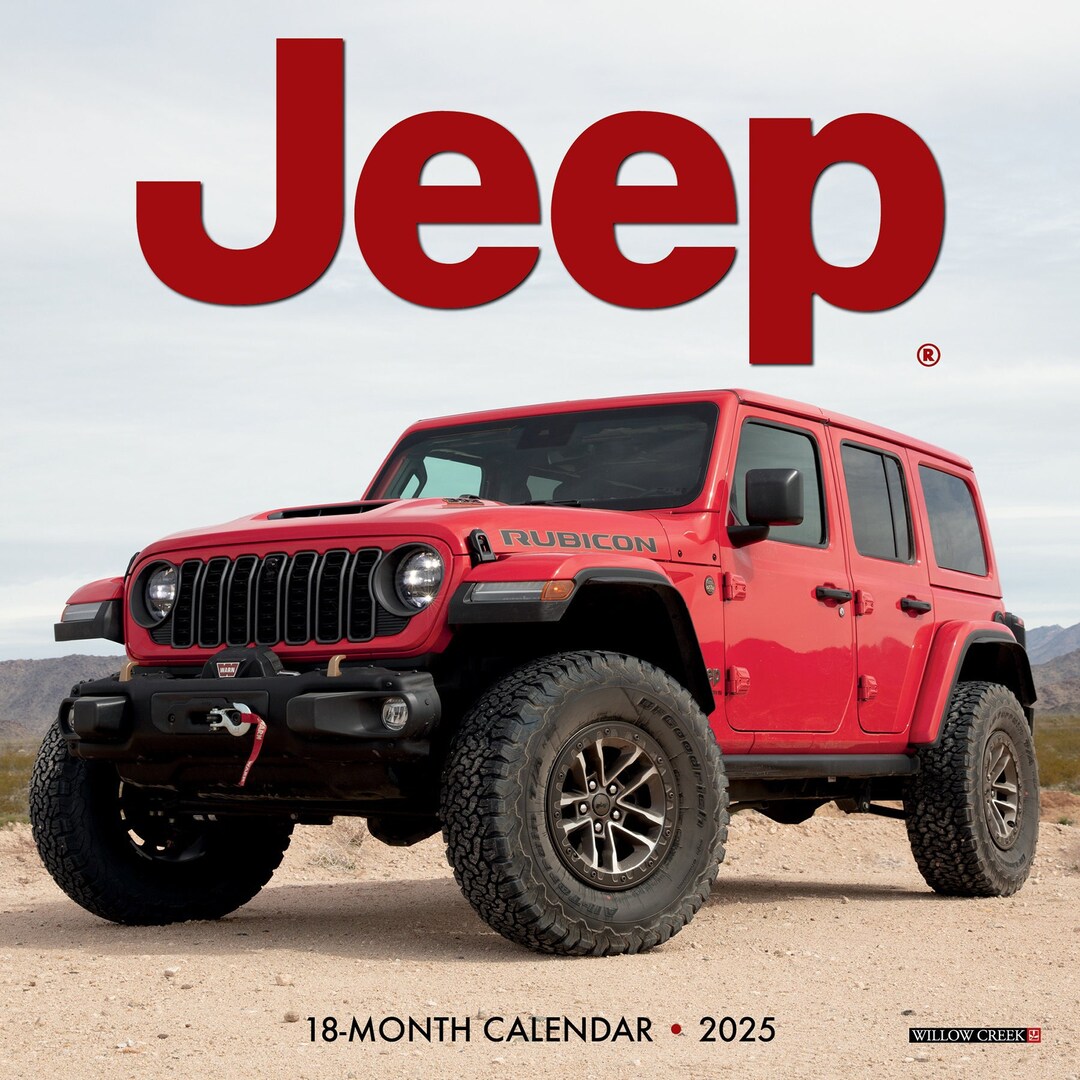 Jeep 2025 7" X 7" Mini Wall Calendar - Etsy