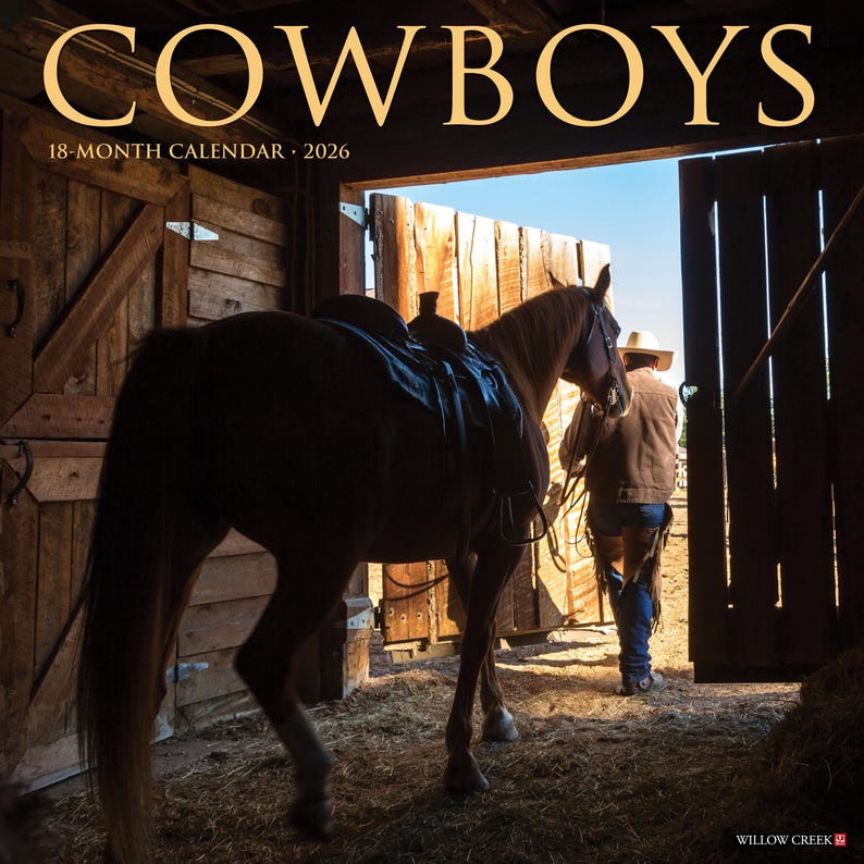 Cowboys 2026 12" X 12" Wall Calendar - Etsy
