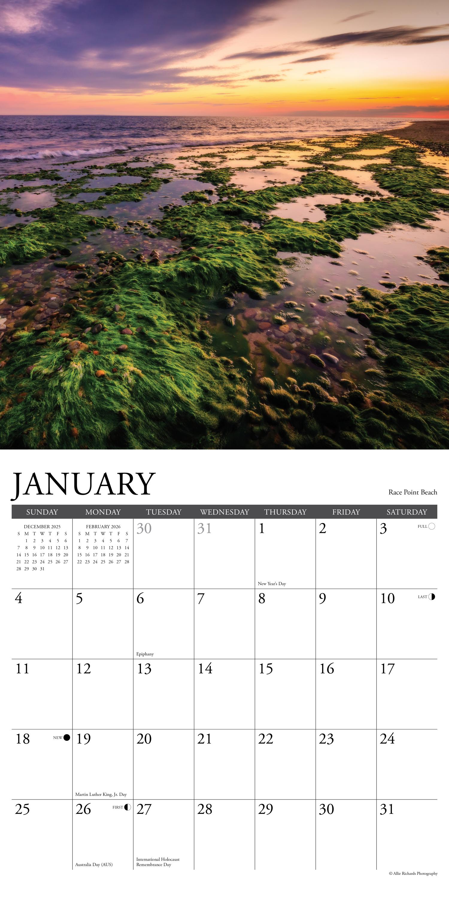 Cape Cod 2026 12" X 12" Wall Calendar - Etsy