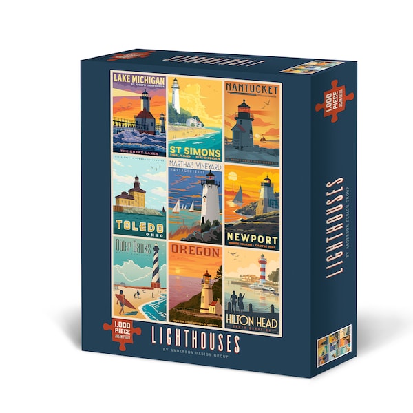 Lighthouse Puzzle - Etsy