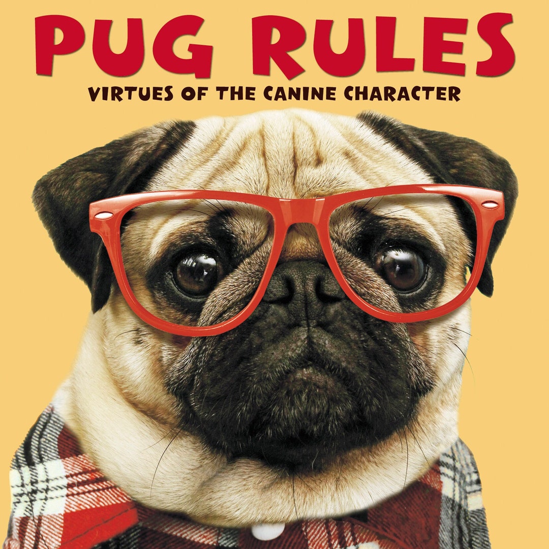 Pug Rules Hardcover Book - Etsy