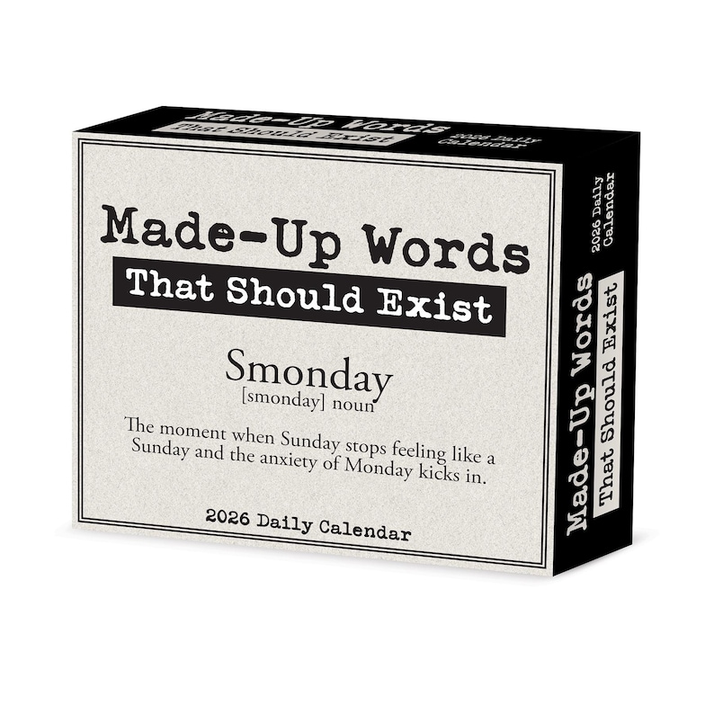 Made up Words That Should Exist 2026 Box Calendar - Etsy UK