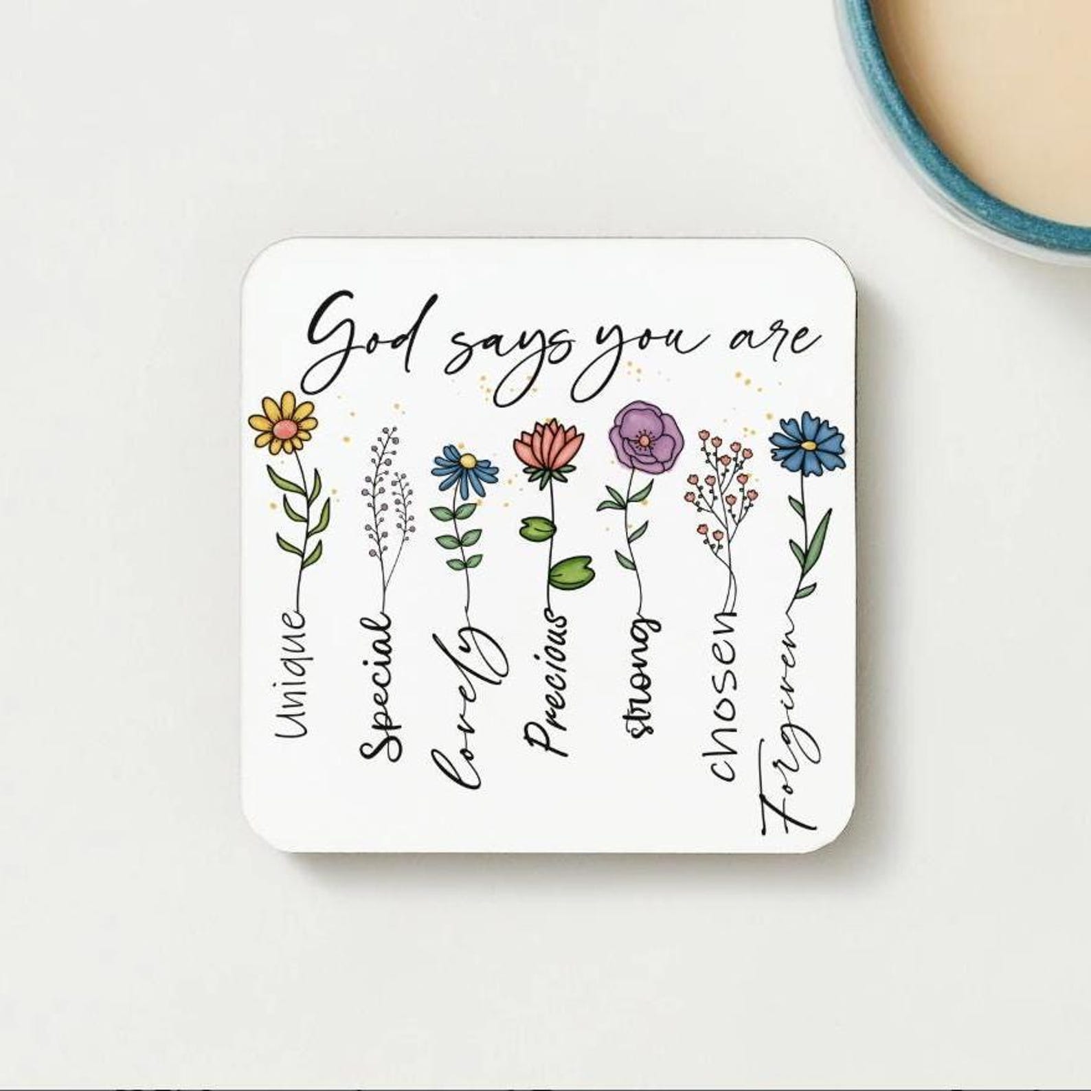 Christian Coaster(s), God is Good, Grow in Grace, Faith Based Home ...