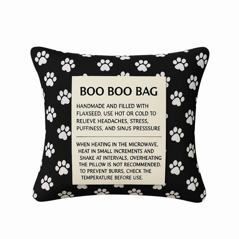 Set of 2 Kids Flaxseed Boo Boo Bags, Hot Cold Pack Relief, Reusable Non ...