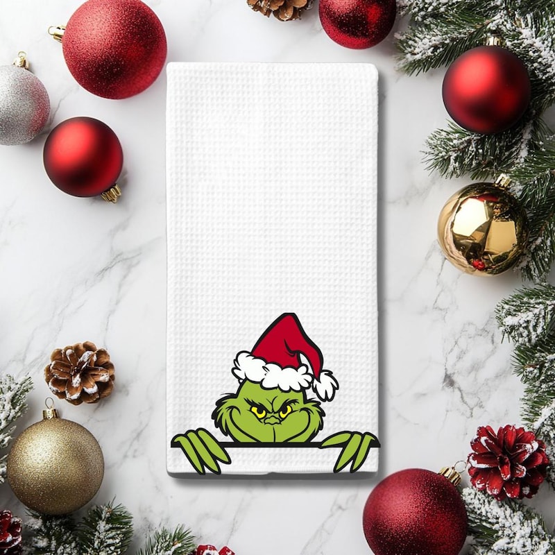 Grinch Towels - Etsy