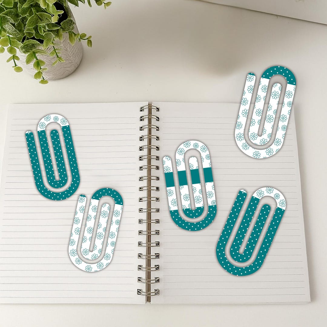 Oversized Acrylic Paperclips, Office Decor & Teacher Gift Idea, Jumbo ...