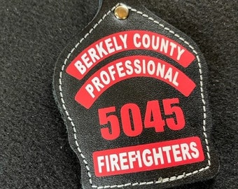 FDNY Style Firefighter Helmet Shield Keychain custom - Etsy