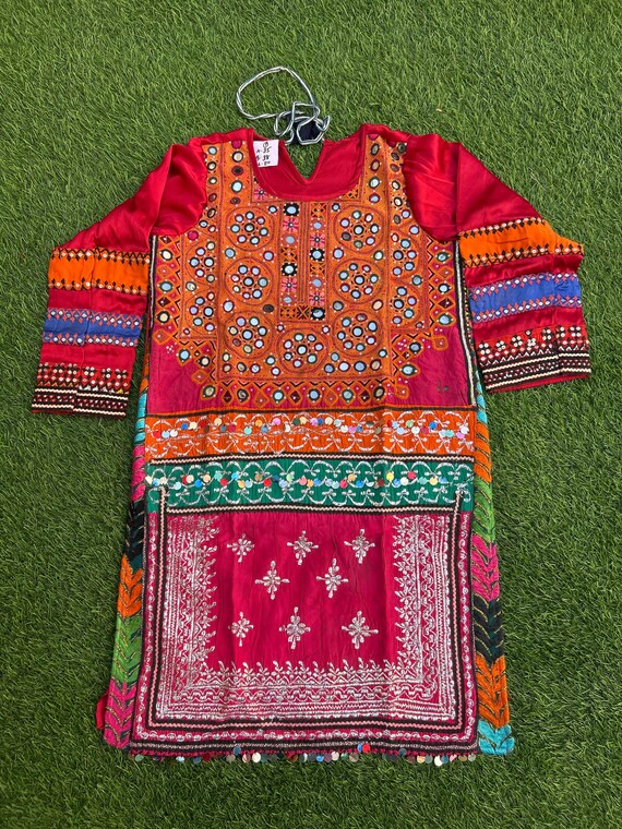 1960's Vintage Hand embroidered Sindh tribal dress - … - Gem