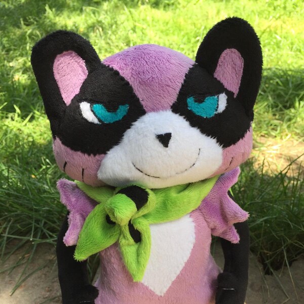 Plush Purple Cat - Etsy