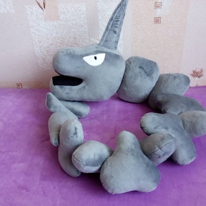 Onix Pokemon Plush Sculpture - Etsy