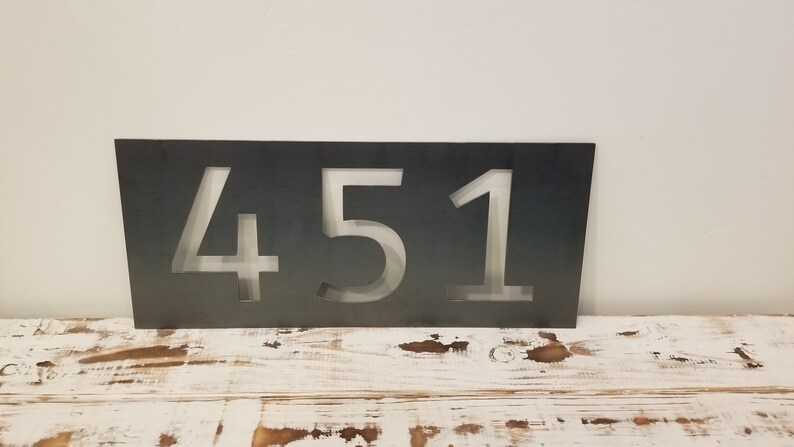 Custom Metal Address Plate - Etsy