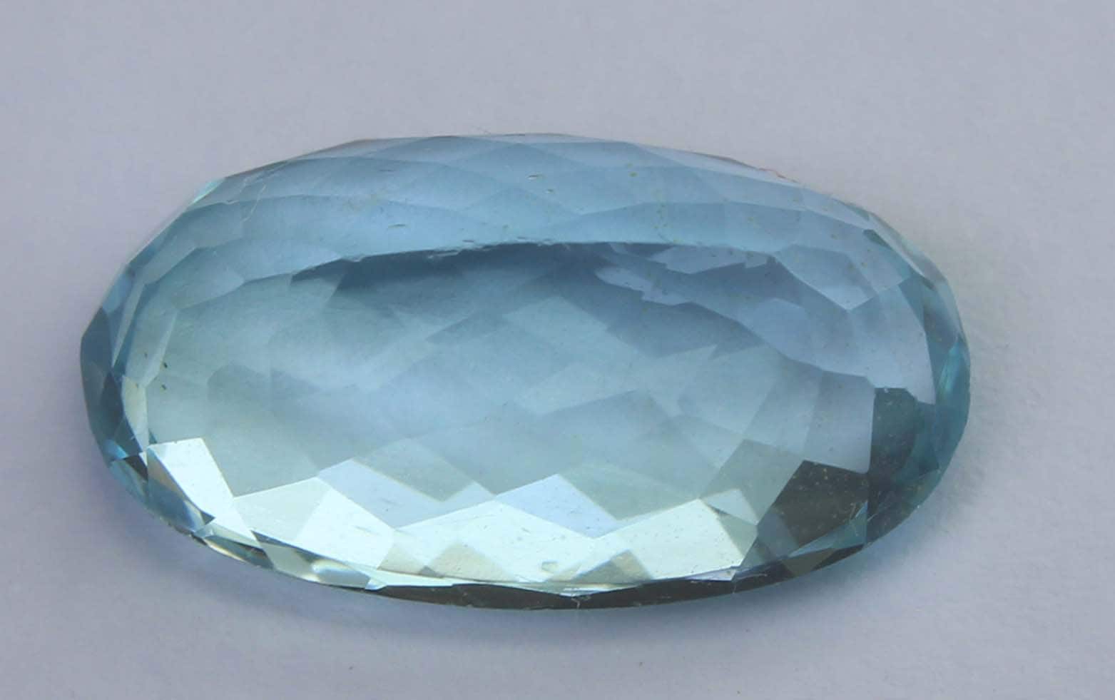 Piedra preciosa suelta de corte ovalado de topacio azul - Etsy España