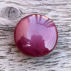 Natural Unheated Star Ruby 5.04 Ct Round Cabochon Loose Gemstone, Six ...