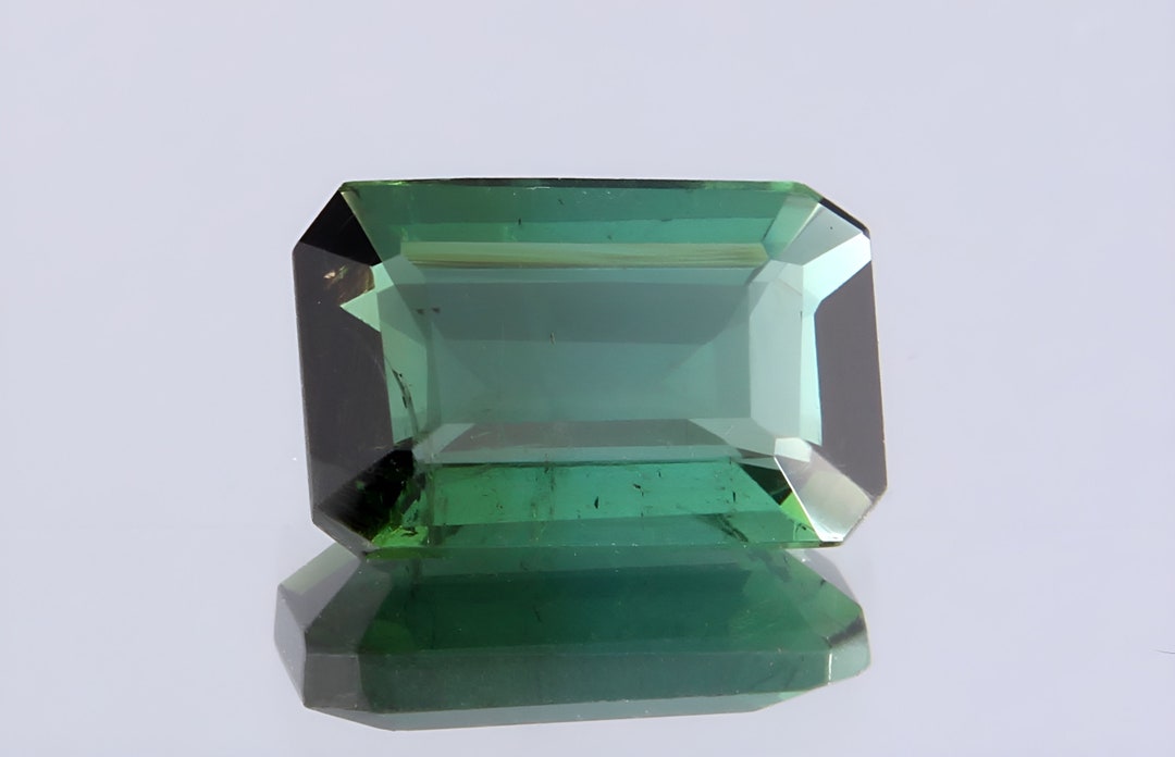Certified Natural 1.10 Ct Natural Verdelite Tourmaline Octagon Cut ...