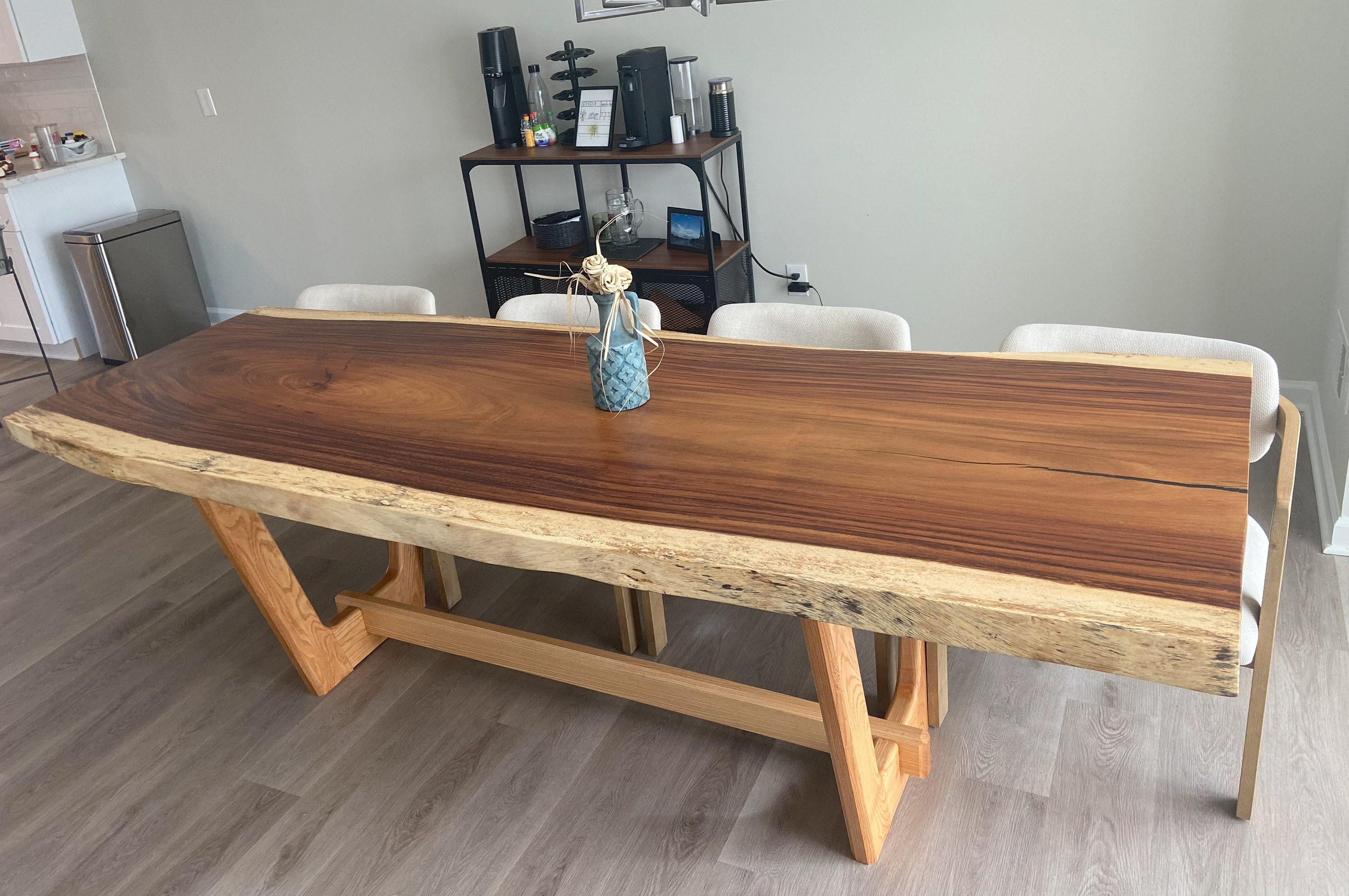 Gorgeous Live Edge, Single Slab Dining Table - Etsy