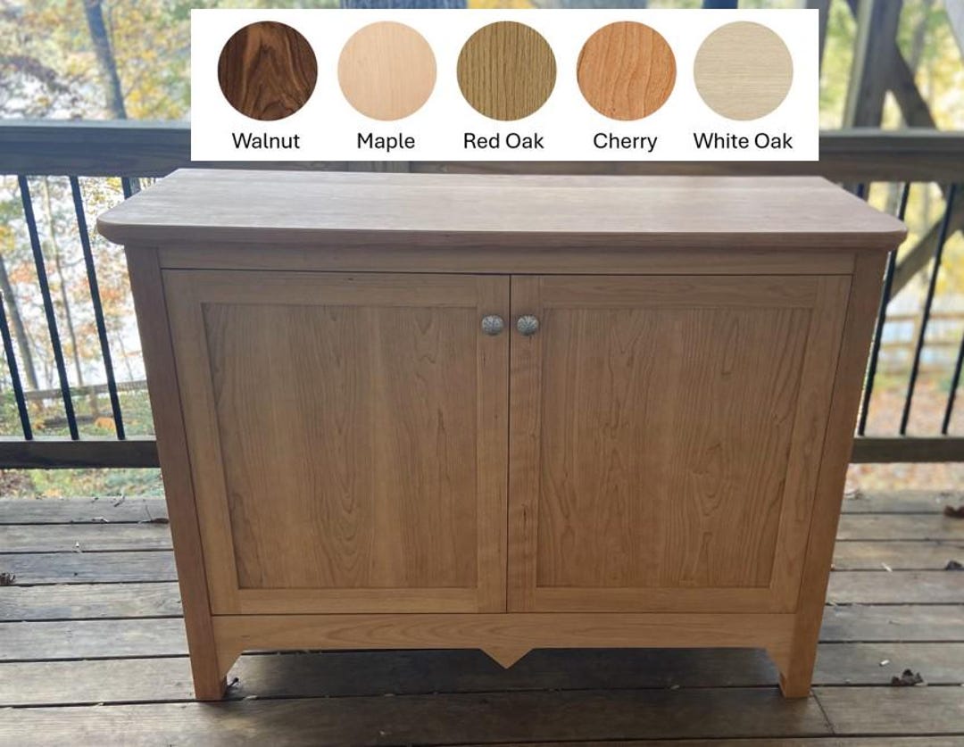 Solid Hardwood Buffet. Shown in Cherry, Also Available in White Oak, Red Oak, Maple and Walnut ...