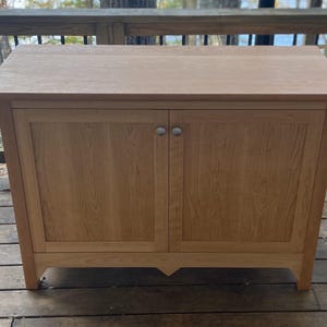 Solid Hardwood Buffet. Shown in Maple, Also Available in White Oak, Red ...