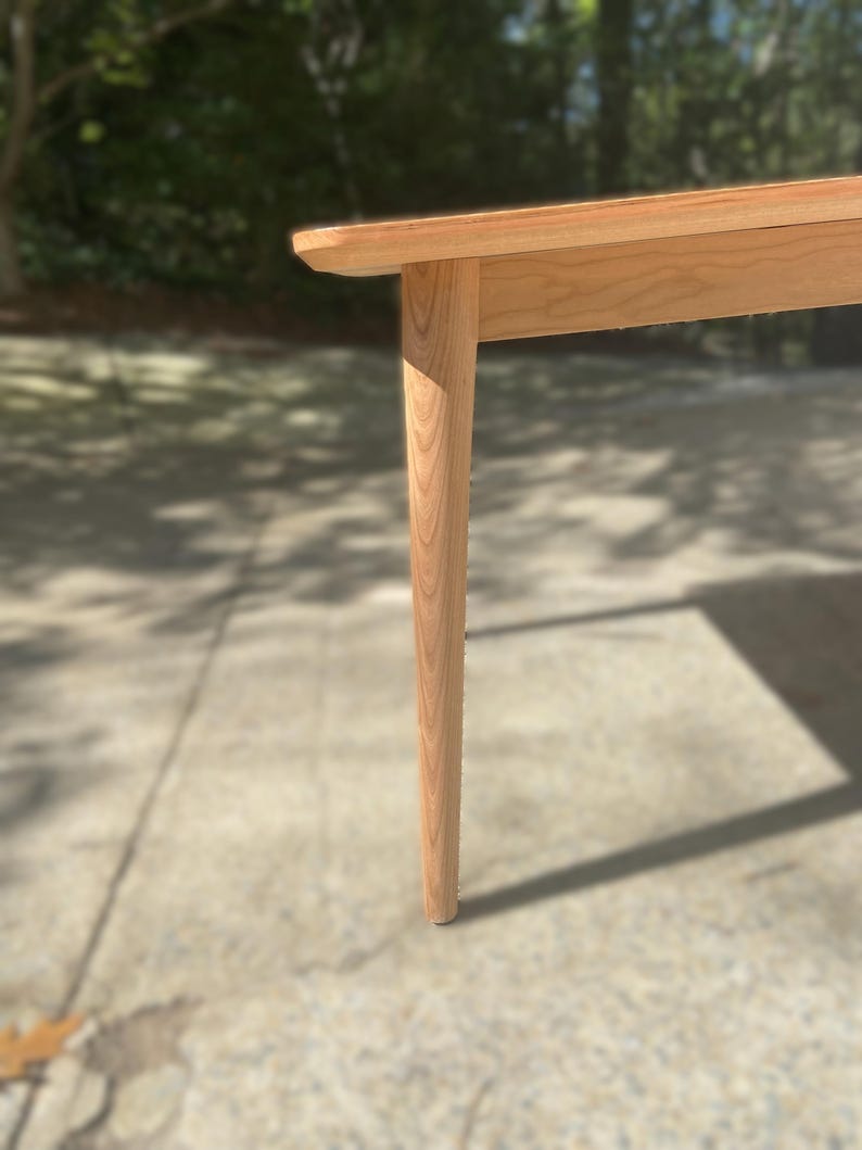 Mid Century Modern Dining Table Shown in Cherry. Also Available in ...