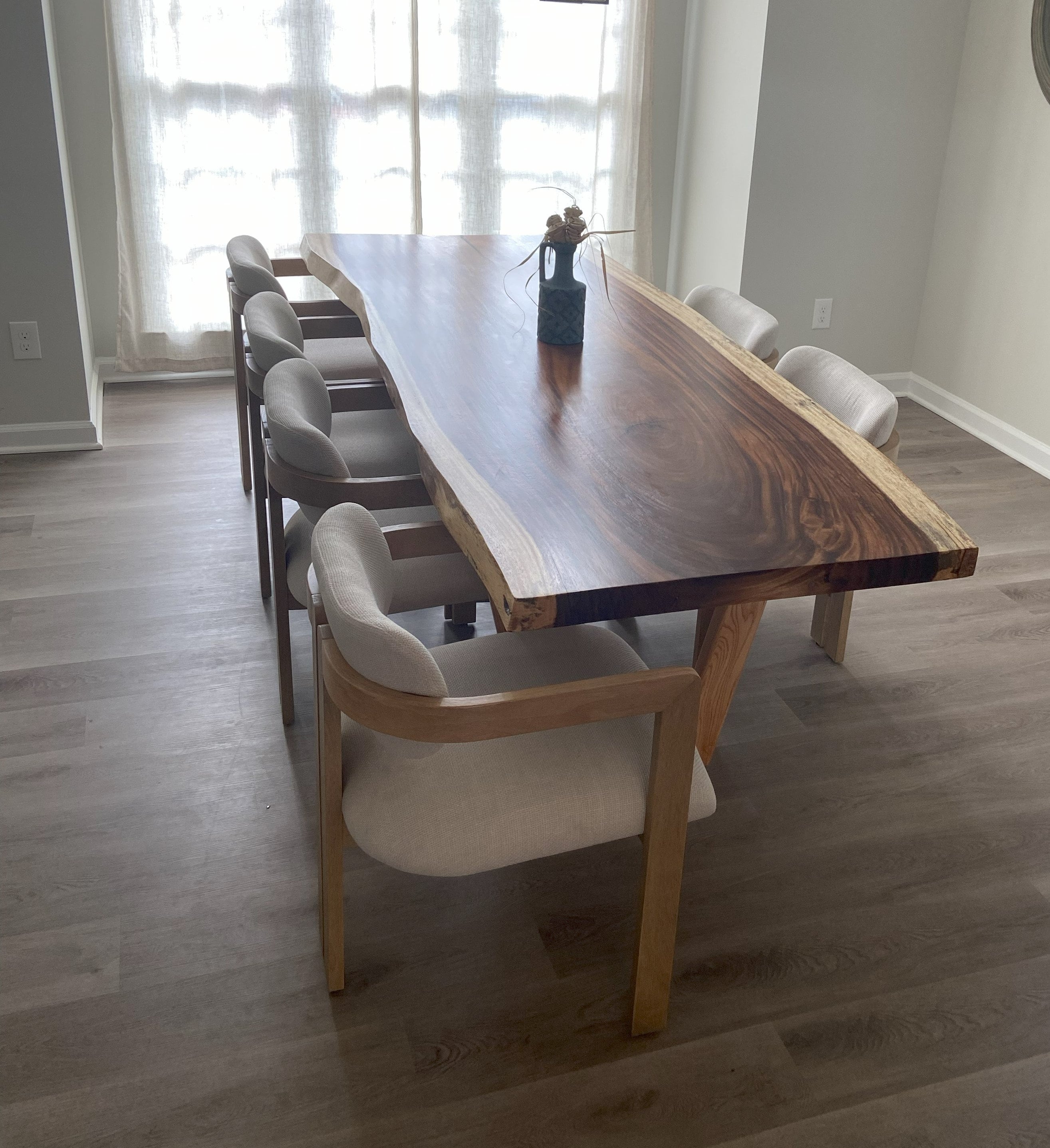 Gorgeous Live Edge, Single Slab Dining Table - Etsy