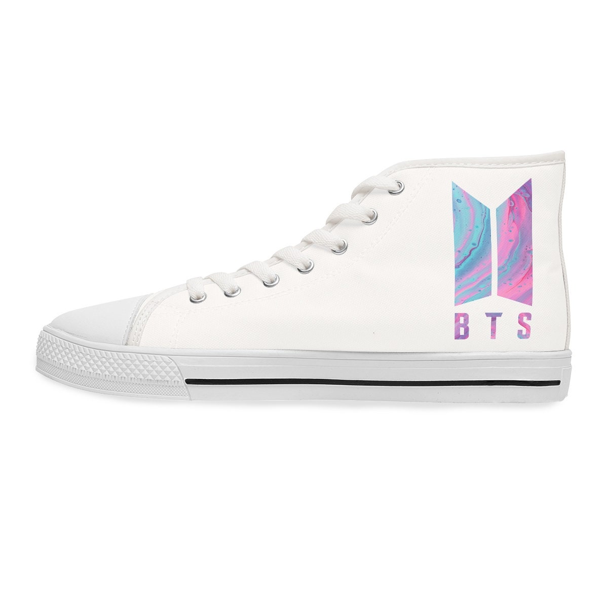 BTS Shoes BTS Logo Sneakers Valentines Day Gift BTS Concert Merch Army ...