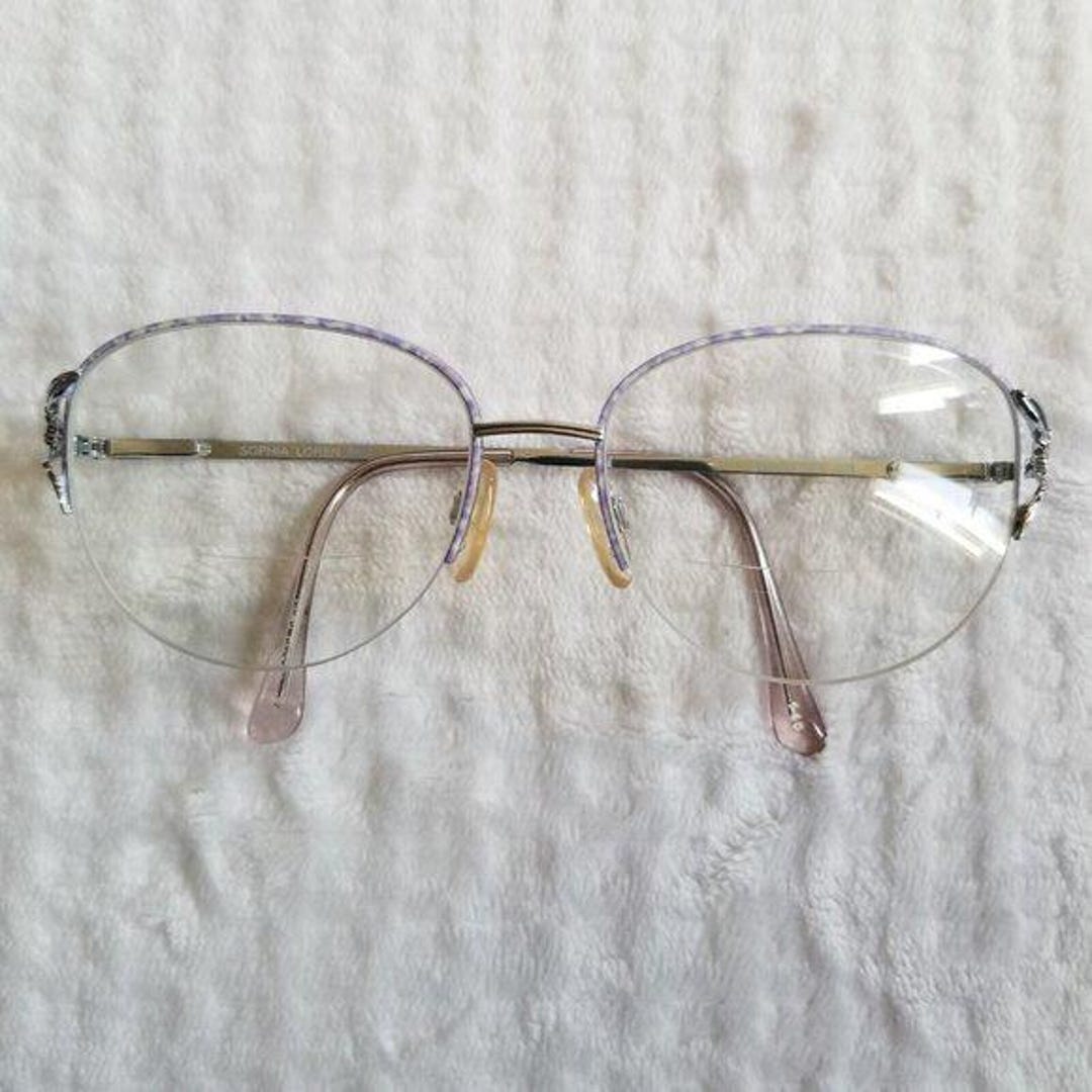 Vintage Sophia Loren Lavender Purple Eyeglass Frame Zyloware 305 M67 55-17-140 Mm - Etsy
