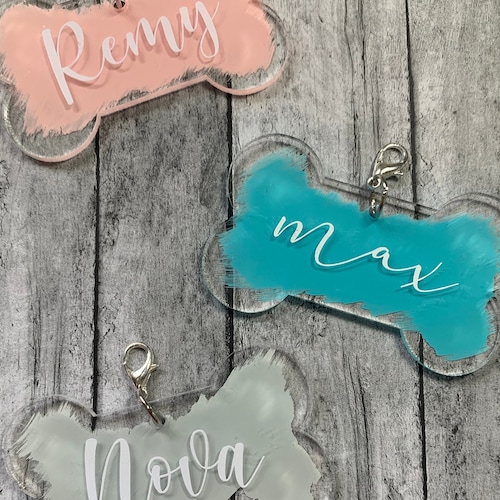 Custom Acrylic Dog Tags - Etsy