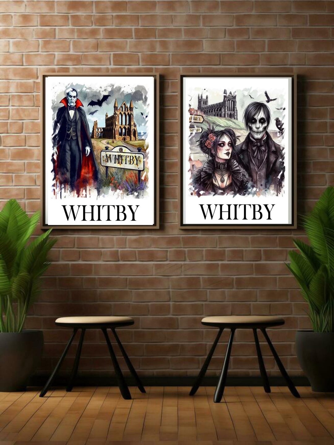 2 X A4 Size Whitby Goth Prints , Digital Download Only, - Etsy UK