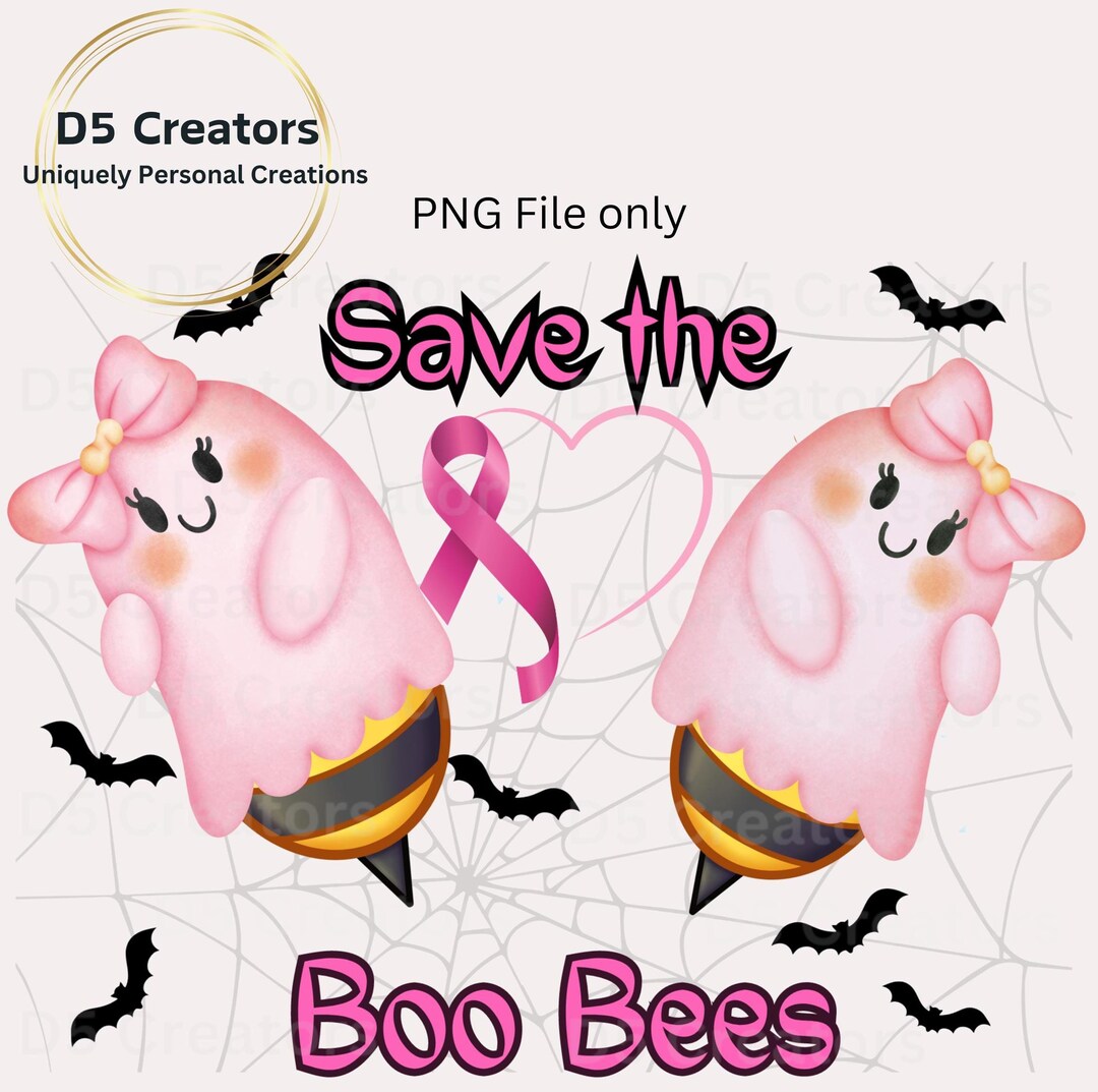 Save the Boo Bees PNG | Halloween Clipart | Funny Bee Halloween Design ...