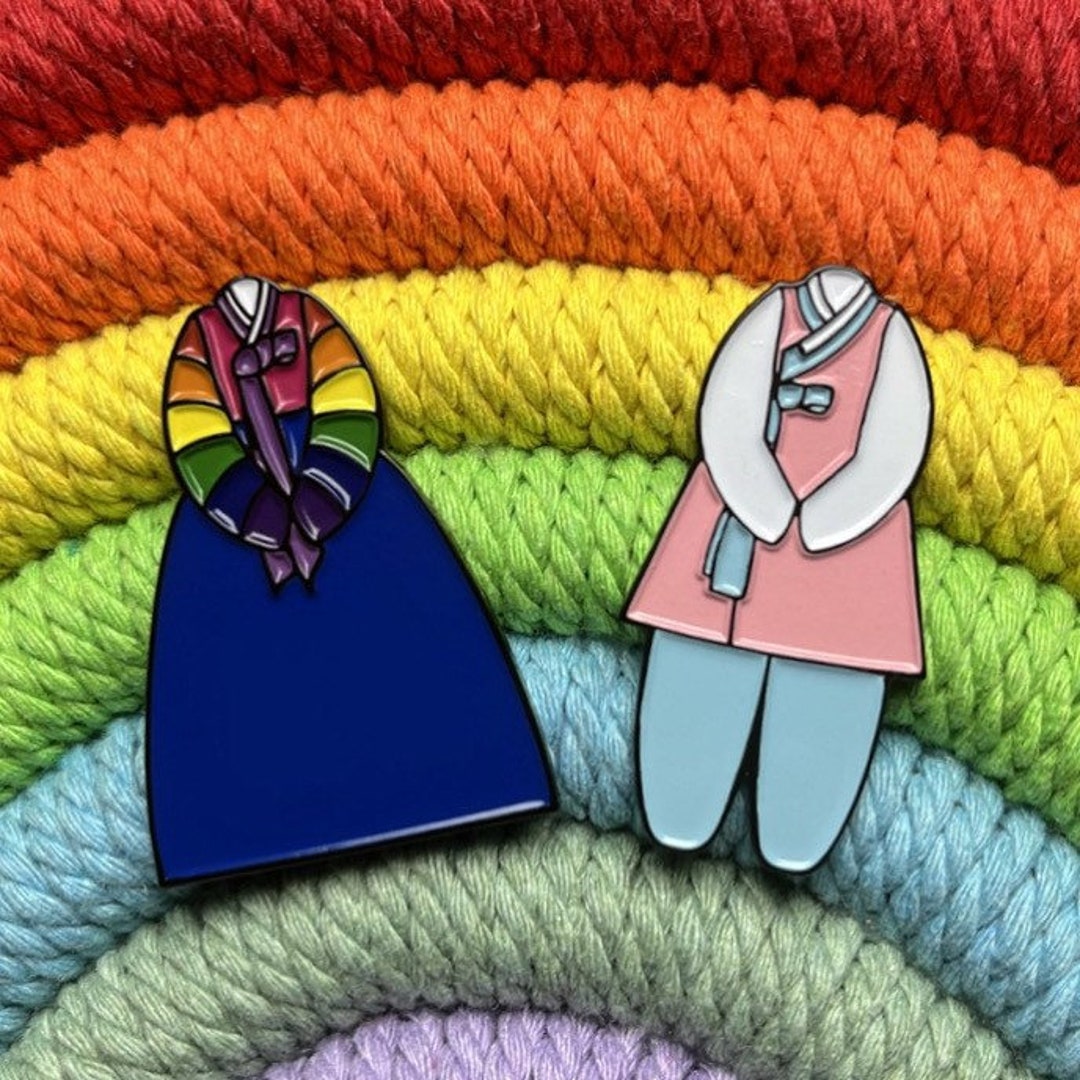 Prideful Hanbok Enamel Pins - Etsy