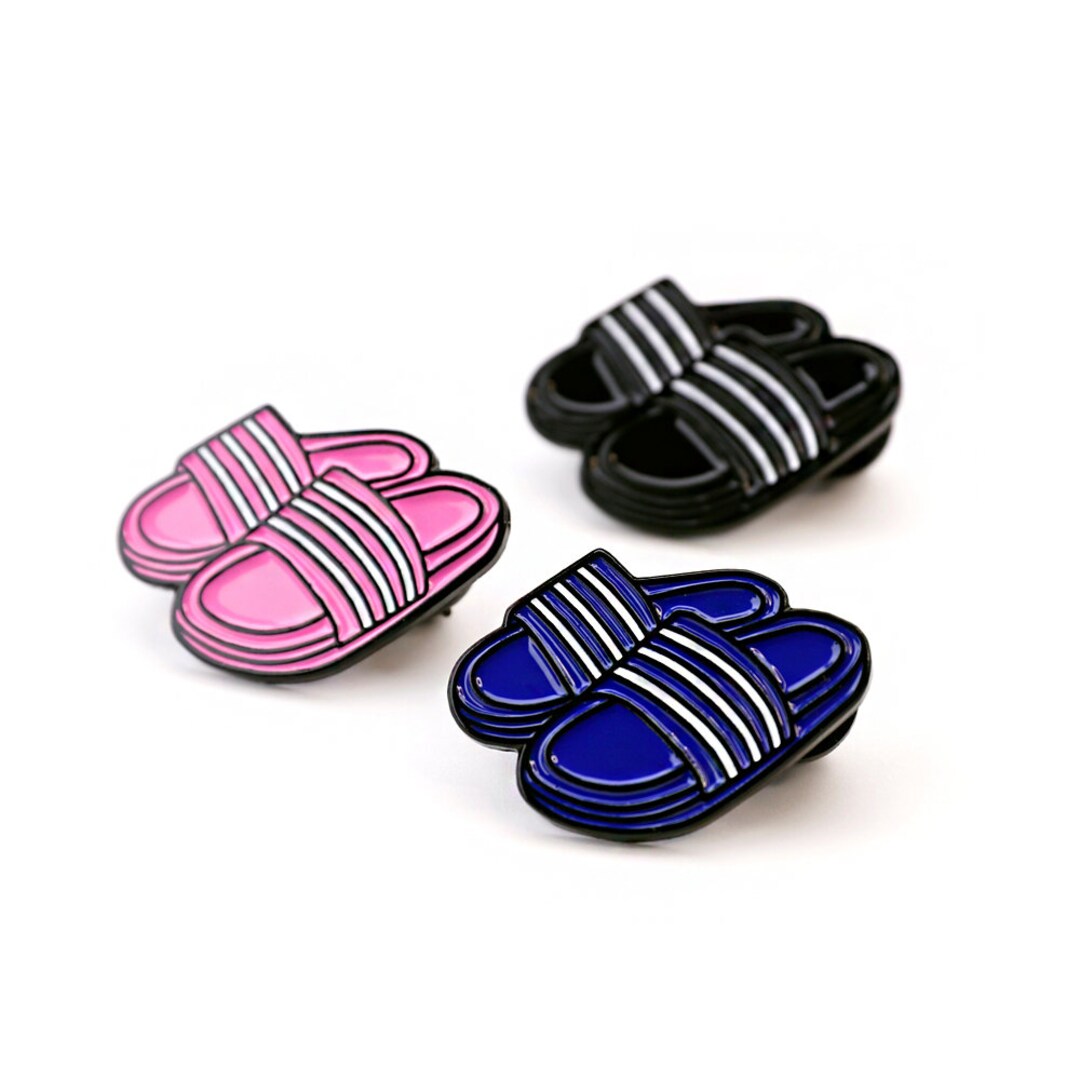 Slipper Slides Enamel Pin - Etsy