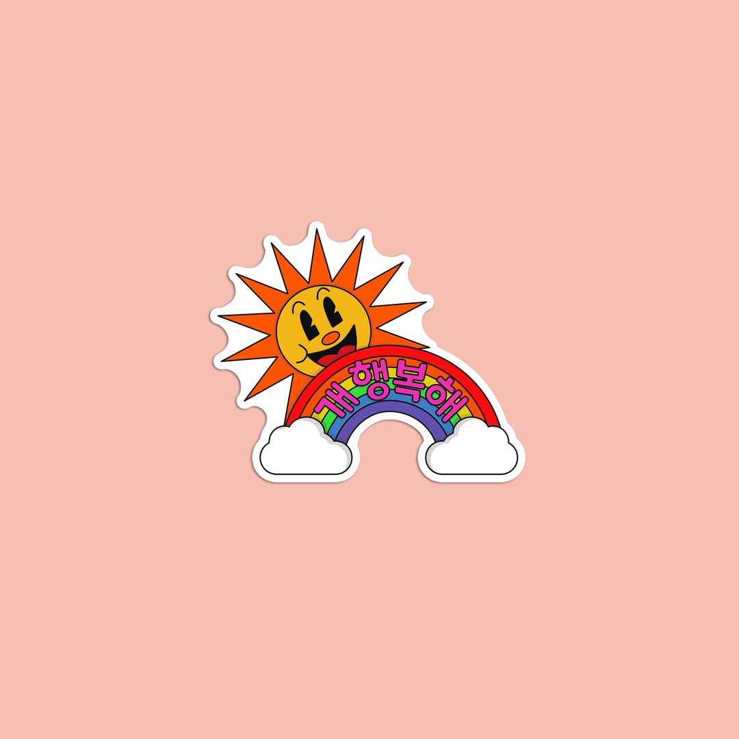 I'm SO Happy Regenbogen Sticker - Etsy.de