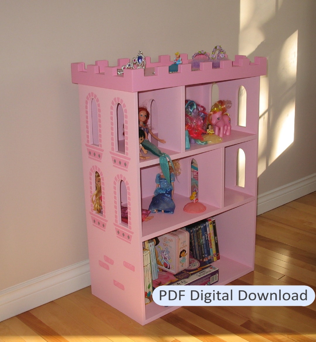 Castle Bookcase Plans PDF Woodworking Plans instant Digital Download ...