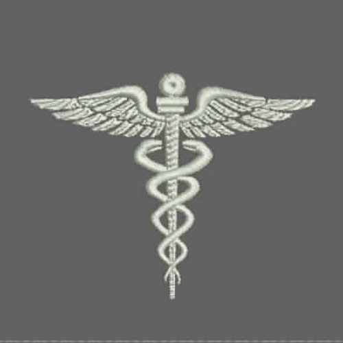 Caduceus Embroidery Design RN Nurse Doctor Face Mask Scrub - Etsy