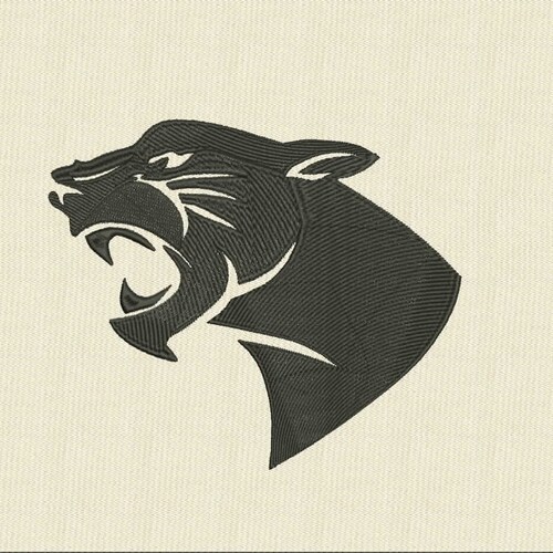 Black Panther Machine Embroidery Design Embroidery Panther - Etsy