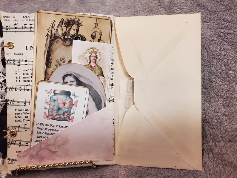 Handmade Faith Junk Journal, Scripture Diary, Prayer Journal - Etsy