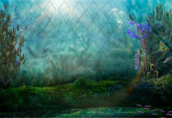 Digital Backdrop. Dreamy Backdrop. Mermaid Backdrop. - Etsy