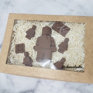 Blocks and Figure Chocolate Gift Handmade Belgian Chocolate - Etsy