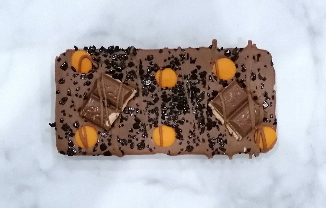 Orange Chocolate Handmade Belgian Chocolate Bar Chocolate - Etsy