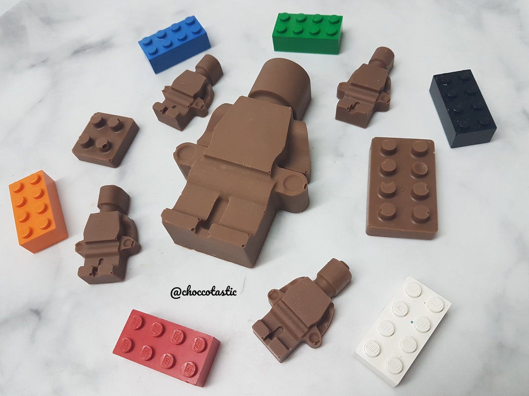 Blocks and Figure Chocolate Gift Handmade Belgian Chocolate - Etsy