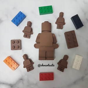 Blocks and Figure Chocolate Gift Handmade Belgian Chocolate - Etsy