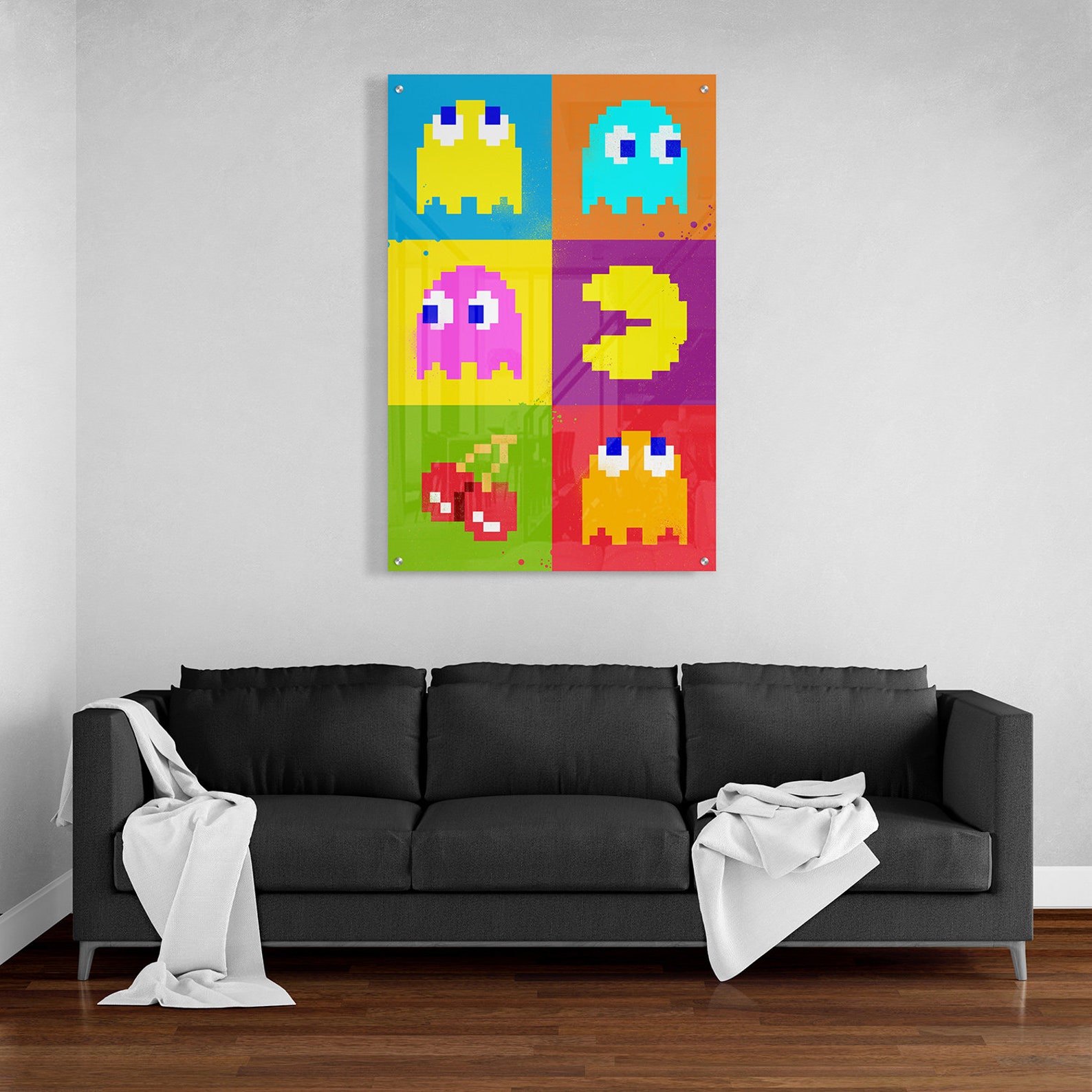 Pac Man Pop Art Acrylic Glass Wall Art | Etsy