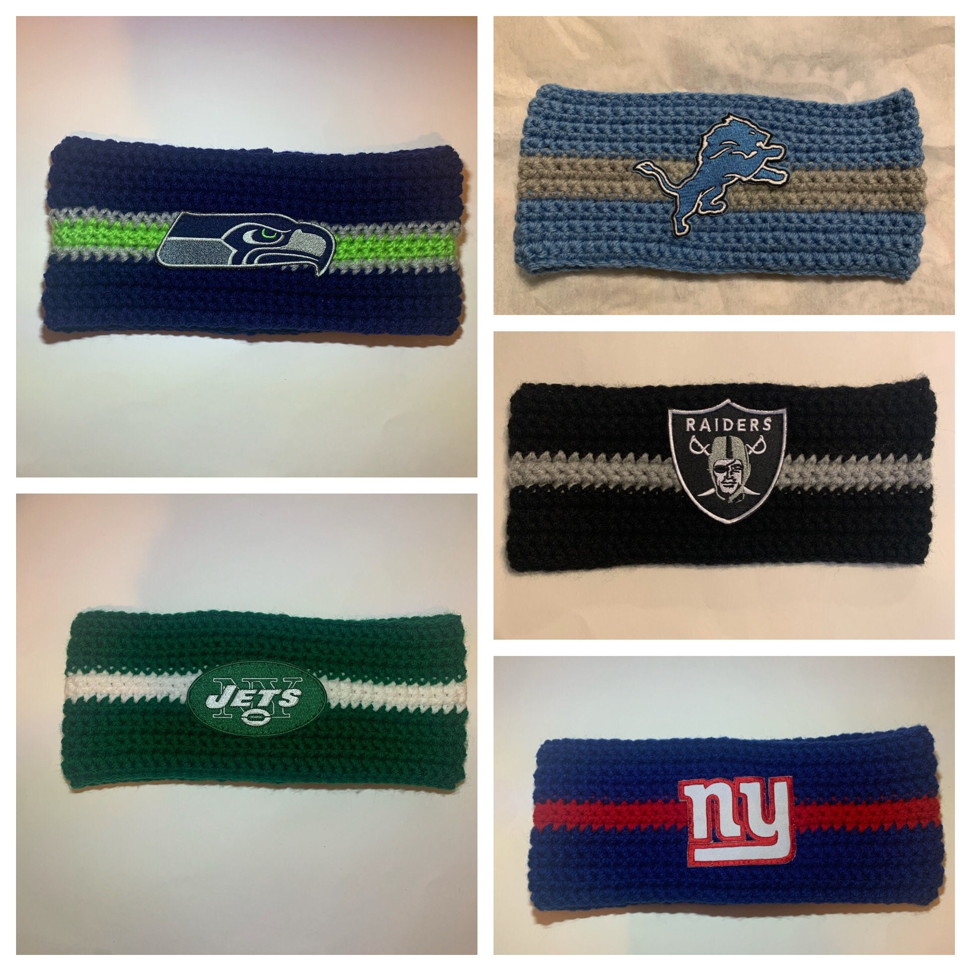 NFL Team Headbands/ear-warmers - Etsy