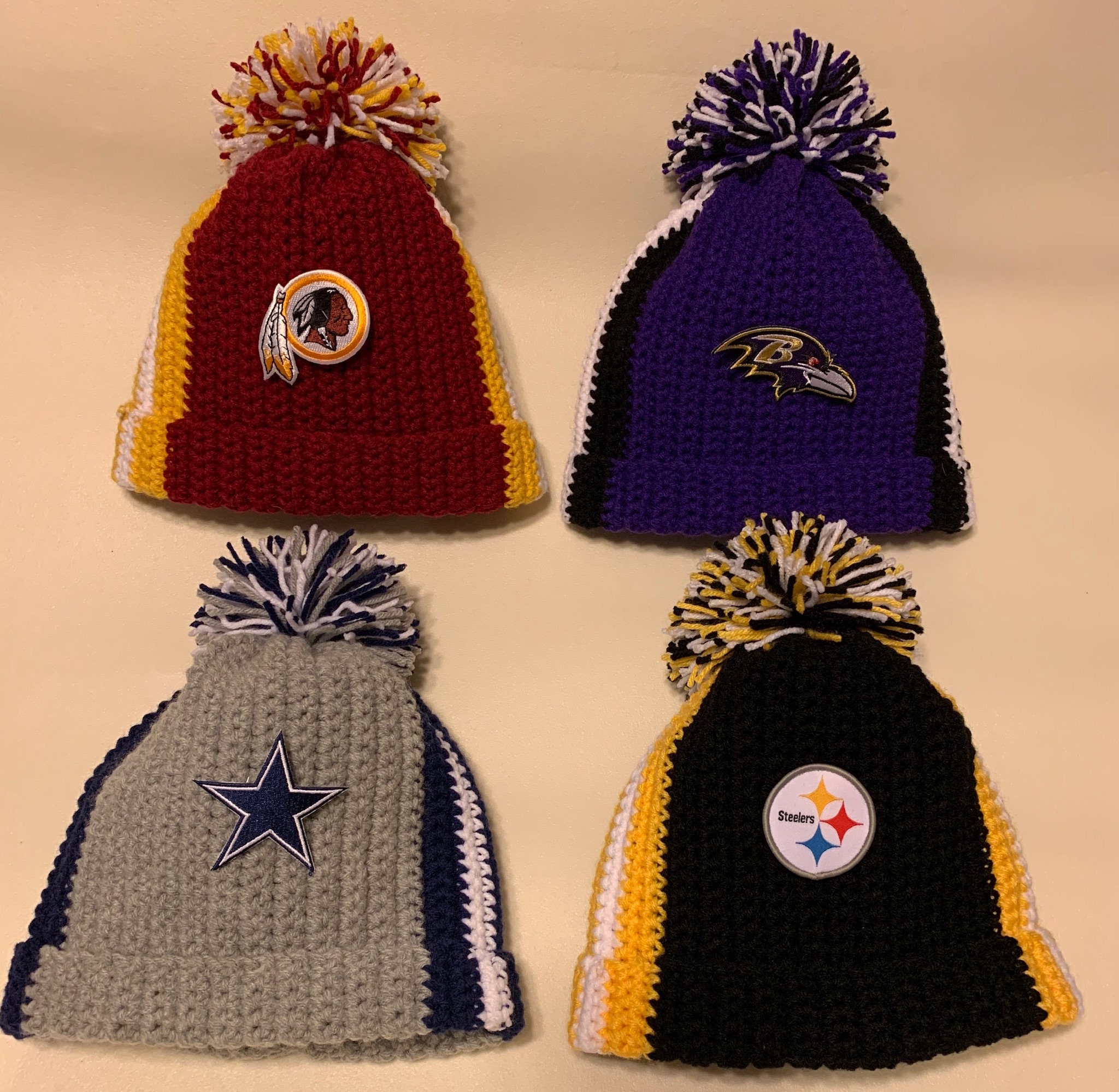 NFL Team Hats - Etsy