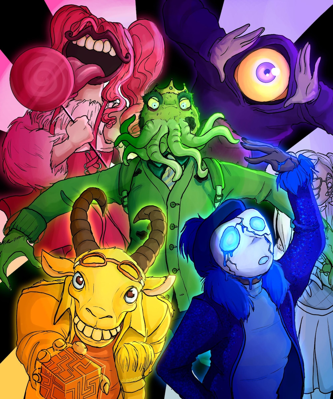 Lords in Black Starkid Art Print - Etsy