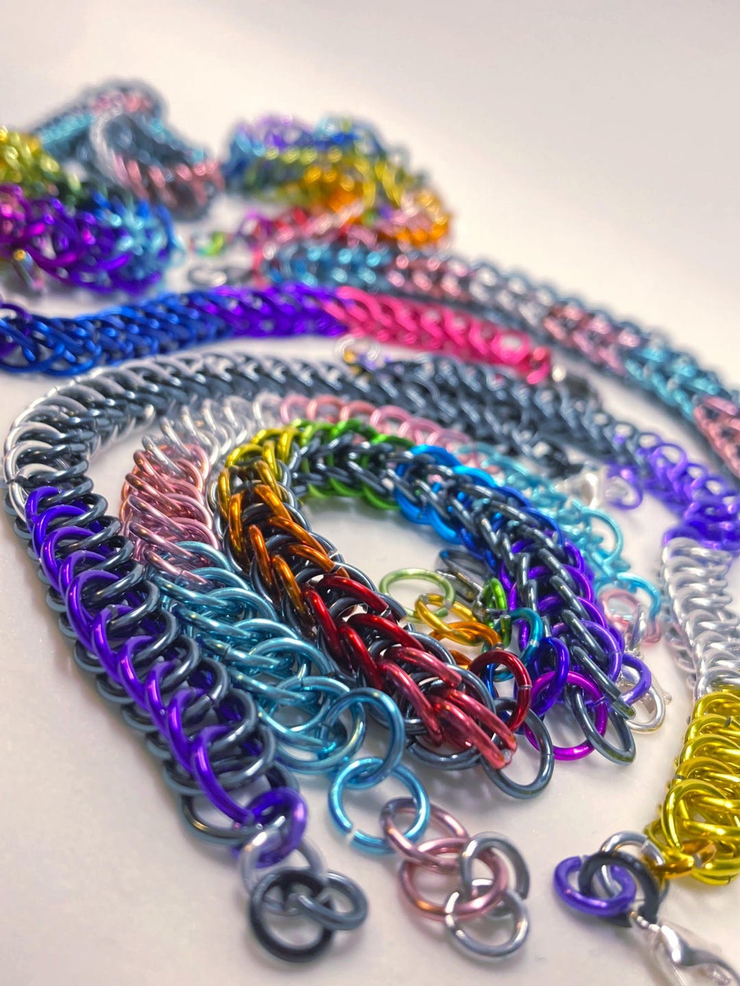 Pride Chain Weave Bracelet - Etsy