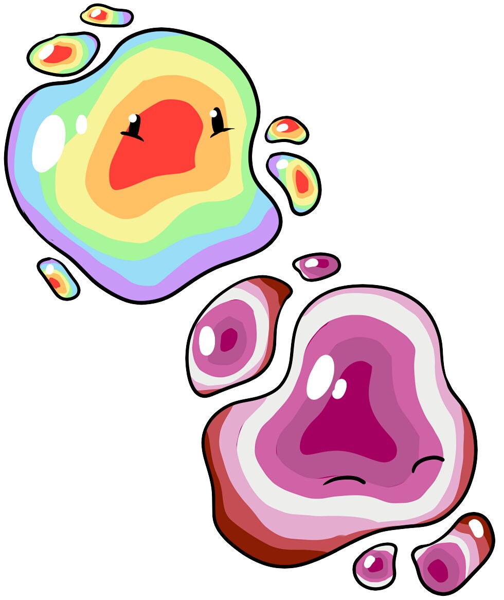 Pride Blob Stickers - Etsy